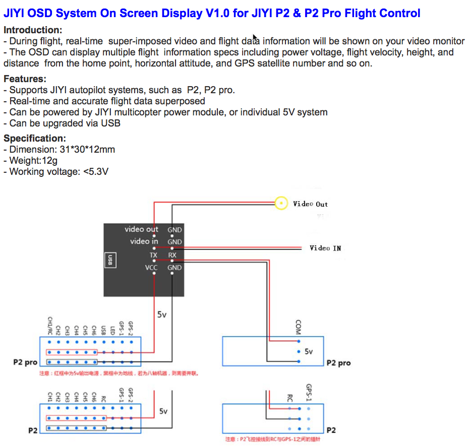 JIYI P2 Pro Flight Controller with GPS & Power Module &a